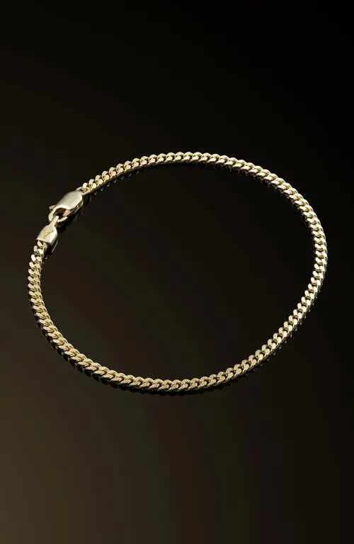 VINCERO Stainless Steel Cuban Chain Bracelet - Gold