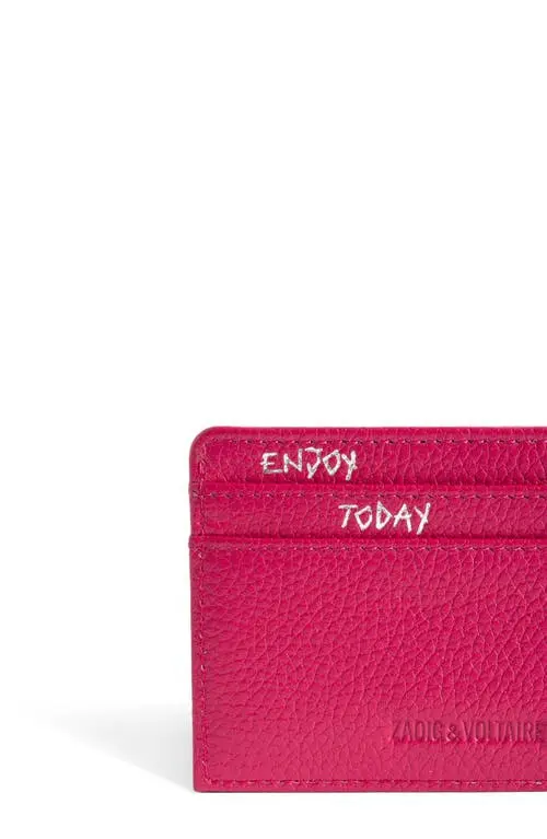 Zadig&Voltaire Pass Leather Card Case