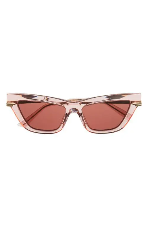 Bottega Veneta 54mm Cat Eye Sunglasses - Red