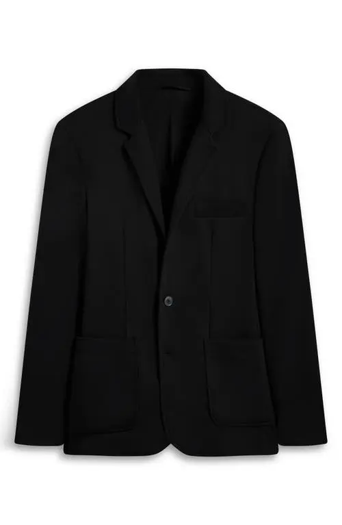 Bugatchi Soft Touch Knit Blazer - Black
