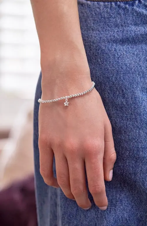 Estée Lauder Sienna Cubic Zirconia Star Beaded Stretch Bracelet
