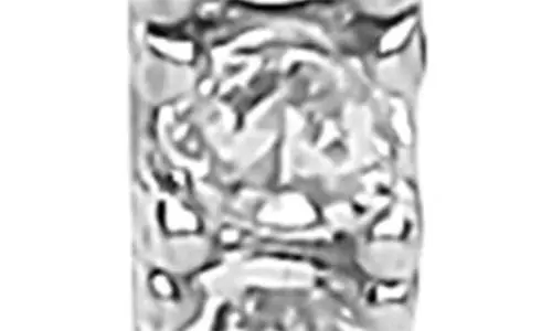 Estée Lauder Pave Crystal Hoop Earrings - Silver