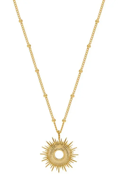 Estée Lauder Sunburst Pendant Necklace
