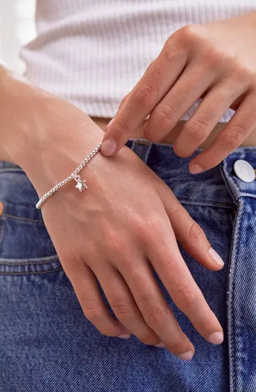 Estée Lauder Puffed Star Sienna Beaded Stretch Bracelet