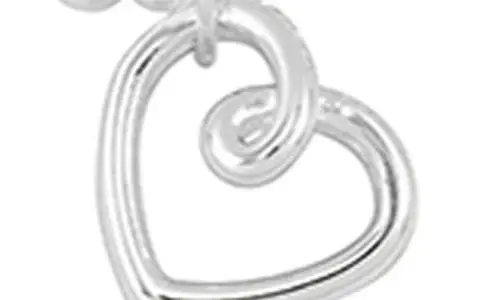 Estée Lauder Heart Beaded Stretch Bracelet - Silver
