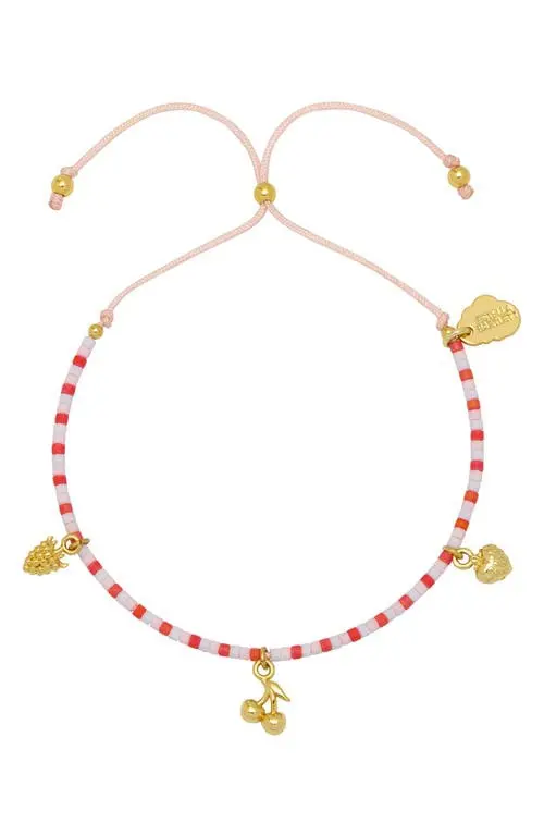 Estée Lauder Fruity Miyuki Charm Bead Slider Bracelet