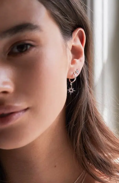 Estée Lauder Mixed North Star Hoop Earrings