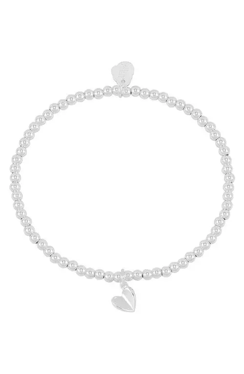 Estée Lauder Sienna Heart Beaded Stretch Bracelet