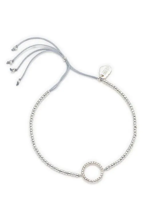 Estée Lauder Louise Cubic Zirconia Circle Slider Bracelet