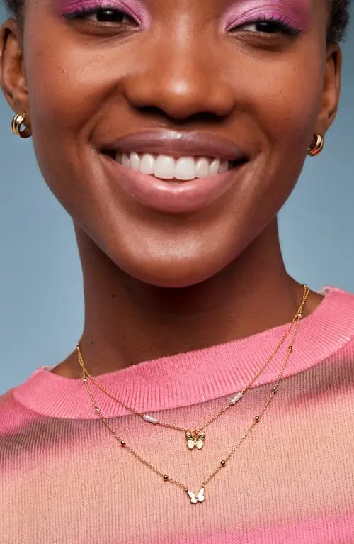 Estée Lauder Butterfly Pendant Necklace