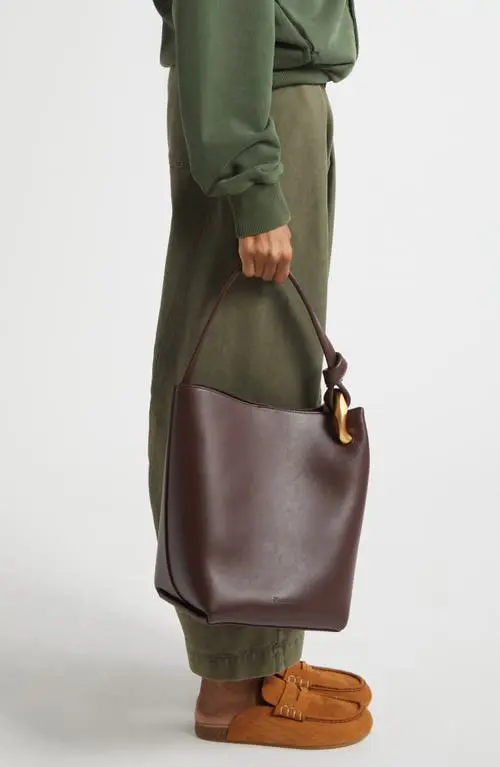JW Anderson Small Jwa Corner Leather Bucket Tote