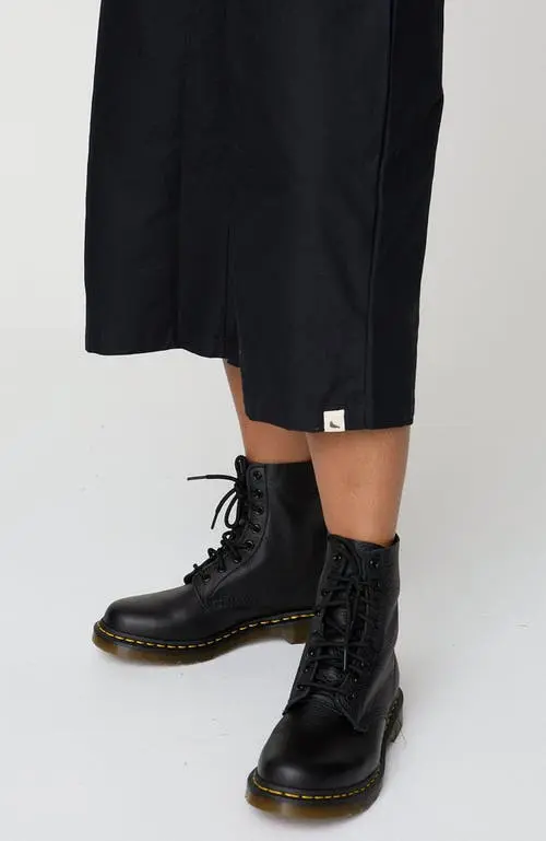 TURTLEDOVE LONDON Organic Cotton Cropped Trousers - Black