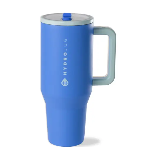 HYDROJUG Travelerleakproof Insulated 32oz Water Bottle With Handle & Flip Straw - Riptide
