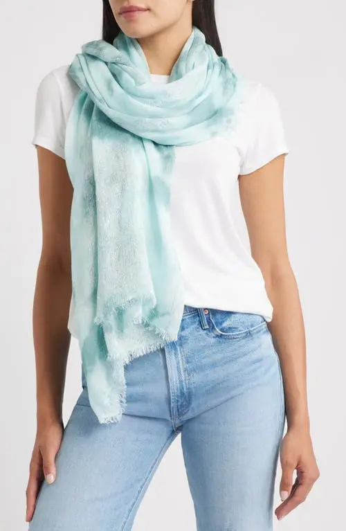 Tasha Print Scarf - Blue