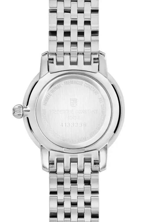 FREDERIQUE CONSTANT Classic Slimline Bracelet Watch - Silver-tone