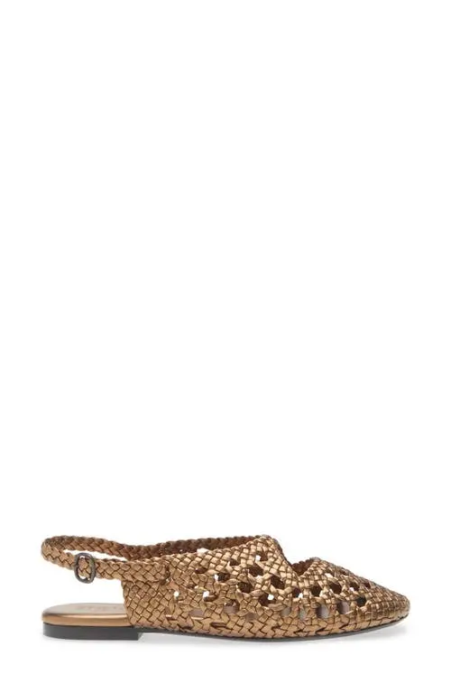 Hereu Empuria Woven Metallic Sandal