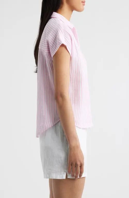 BEACHLUNCHLOUNGE Gem Stripe Shirt - Pink Sunset