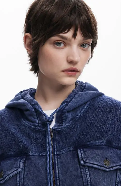Desigual Front-zip Hoodie