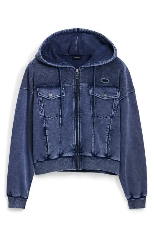 Desigual Front-zip Hoodie
