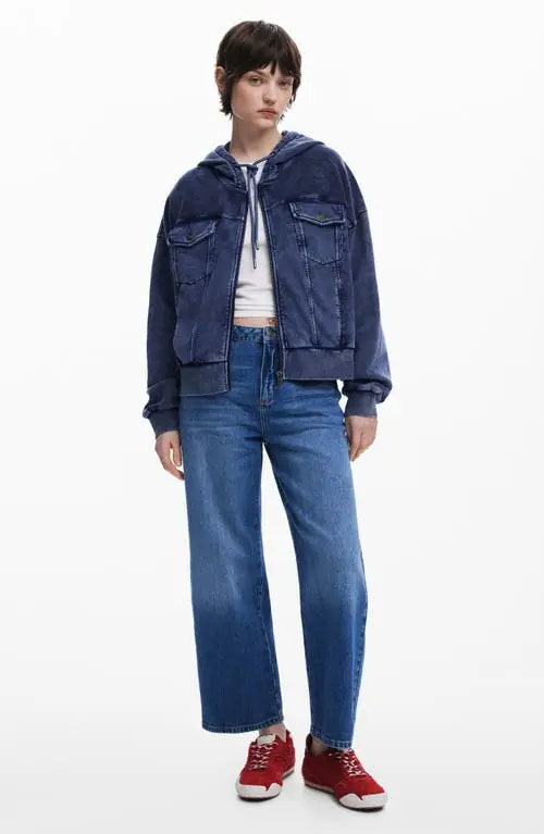 Desigual Front-zip Hoodie