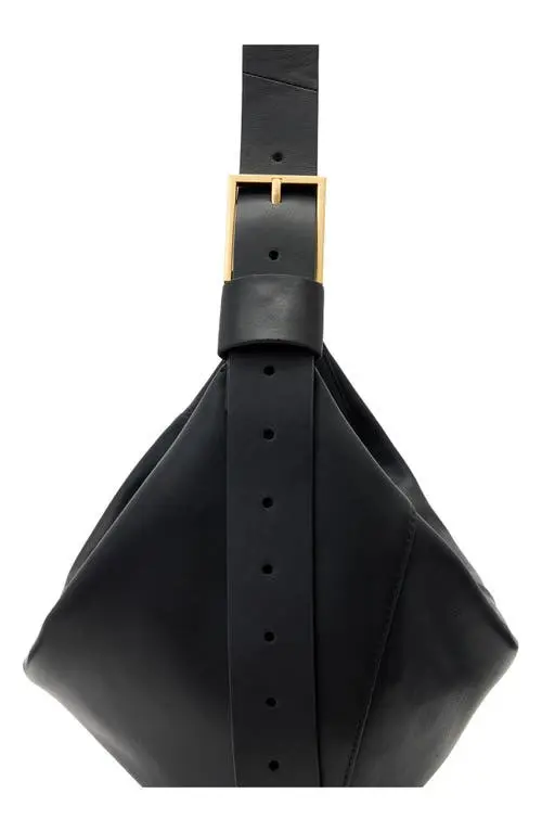 ALLSAINTS Luna Leather Shoulder Bag - Black