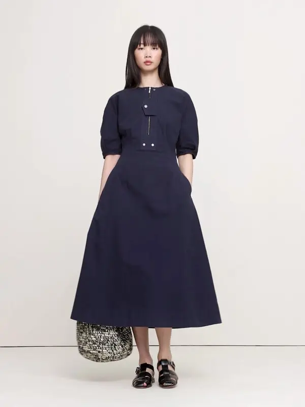 formal dress silk BABARONI Long Evening Dress With Spaghetti Straps and Ribbons Royal Blue main image 1