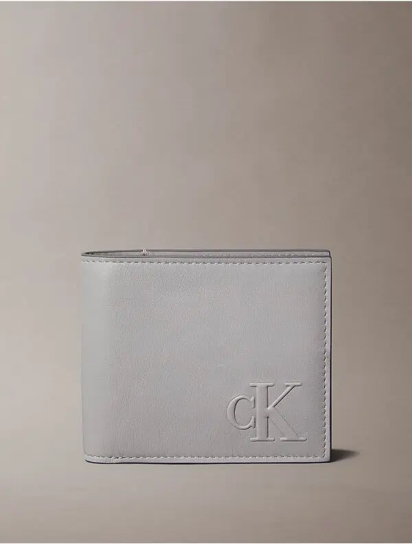 Calvin Klein Sculpted Impression Bifold Wallet - Formal Gray
