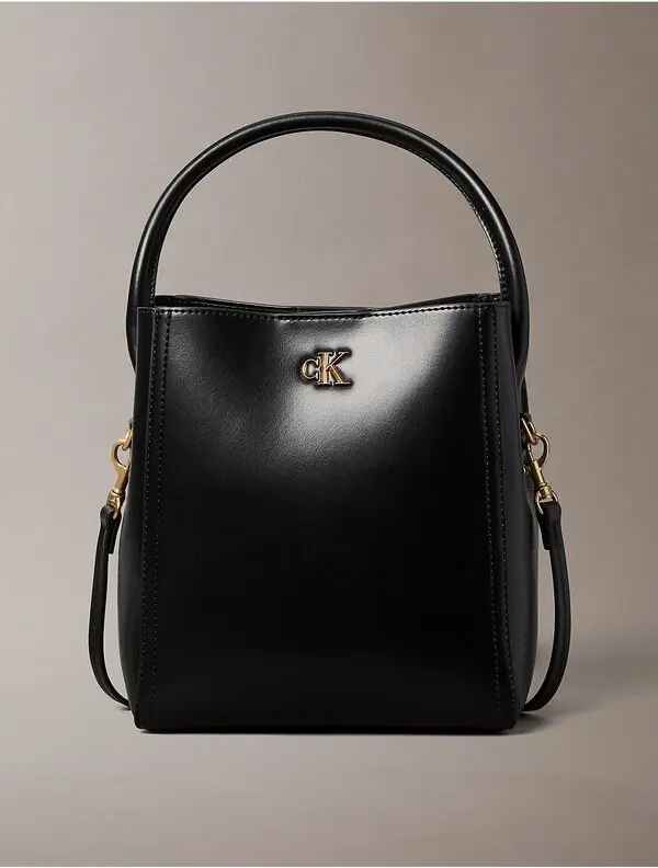 Calvin Klein Monogram Hardware Bucket Bag