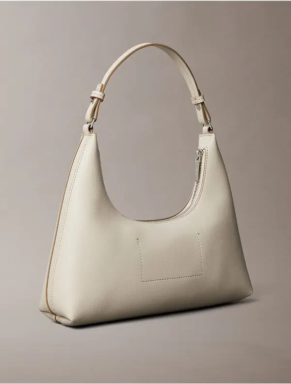 Calvin Klein Foil Logo Shoulder Bag - Chateau/desert Taupe