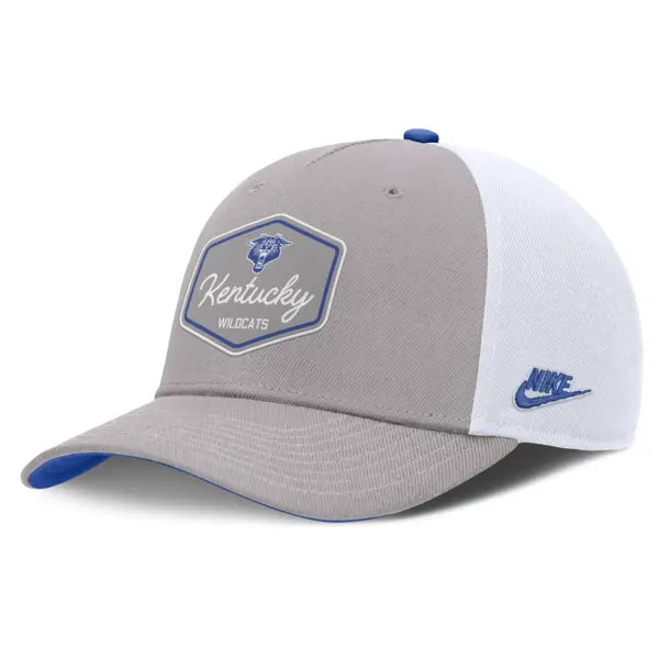 Nike Kentucky Legacy Rise College Adjustable Cap - White