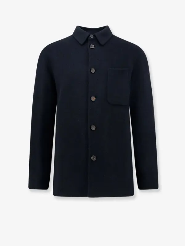 HEVO Bari Wool Coat - Blue