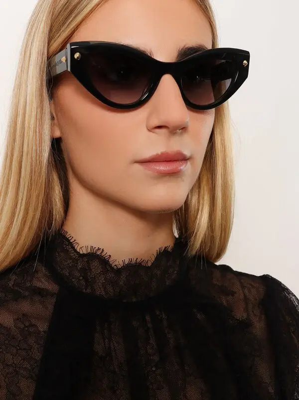 Alexander McQueen Acetate Cat-eye Sunglasses