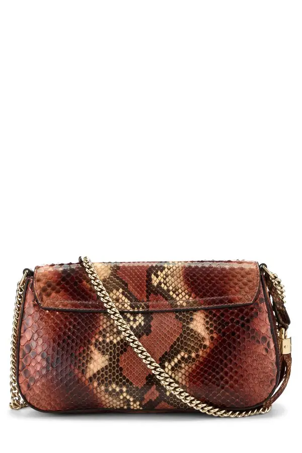 Gucci Python Soho Chain Flap Crossbody
