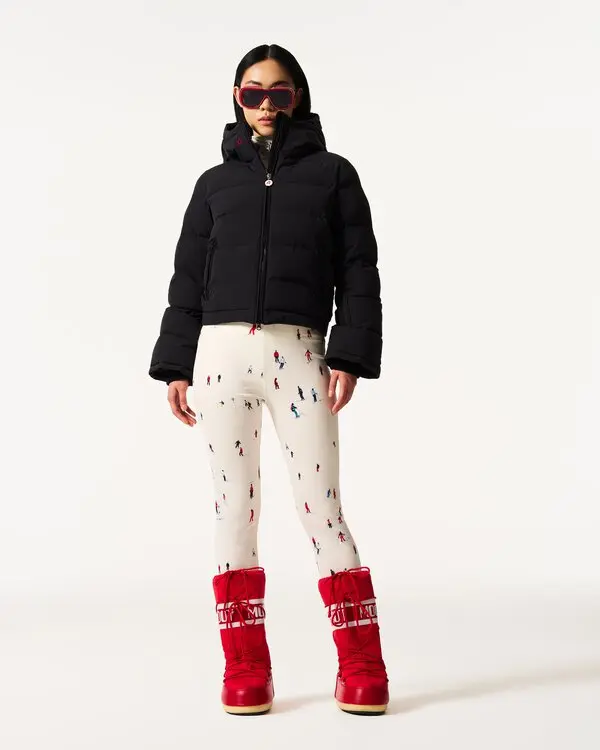 Perfect Moment Polar Flare Down Ski Jacket - Black