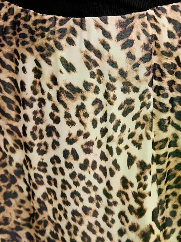 GESTUZ Gzleelo Leopard-print Midi Skirt