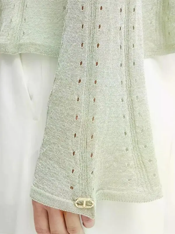 TWINSET Eyelet Cardigan