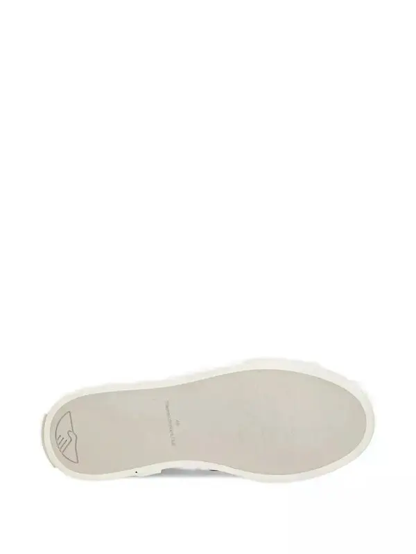 S.W.C STEPNEY WORKERS CLUB Lister Optical Suede Sneakers - Black