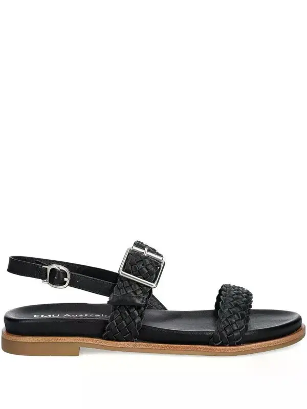 EMU AUSTRALIA Braided-leather Buckle Sandals