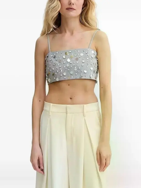 ISABELLE BLANCHE Embellished Strappy Top