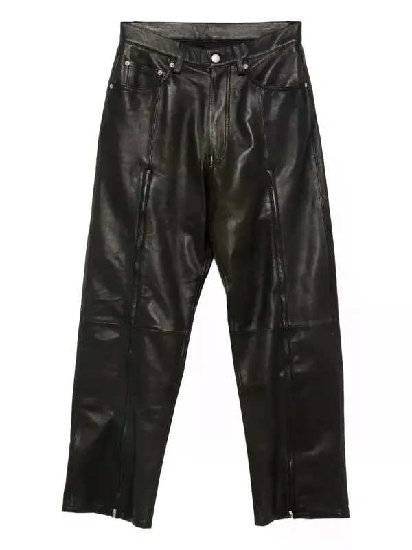 YOKE Leather Trousers
