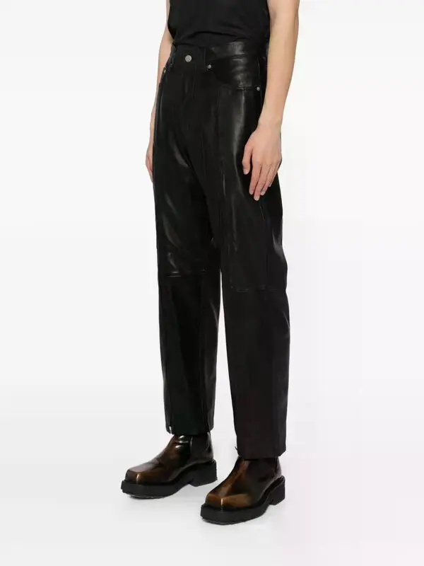 YOKE Leather Trousers