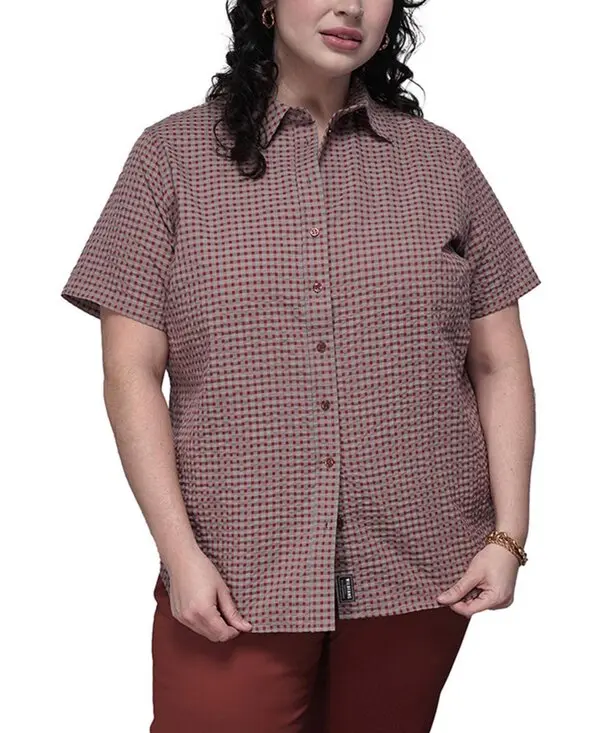 WILDFANG Essential Button-up Shirt - Cinnamon