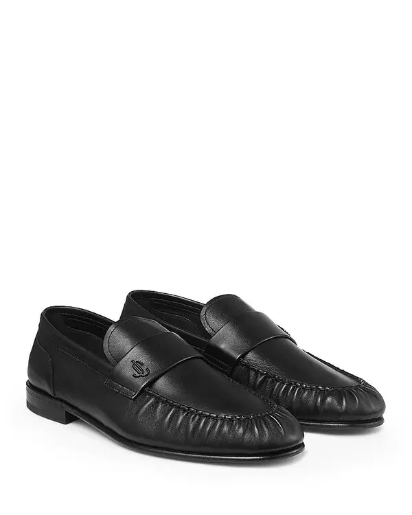 JIMMY CHOO Ellis Loafers - Black
