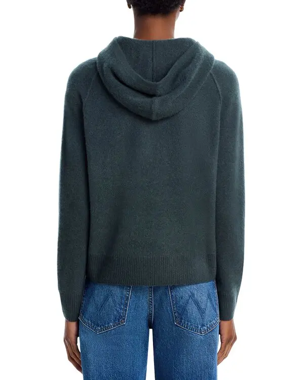 Aqua 100% Cashmere Super Brushed Hoodie