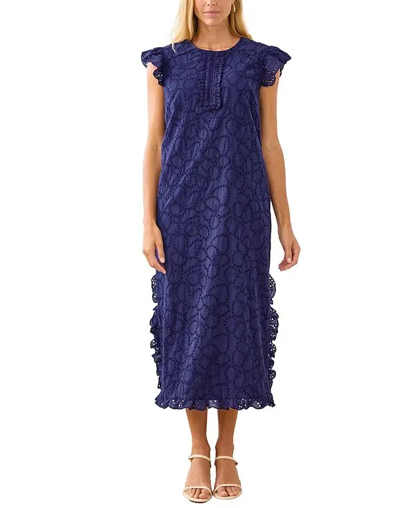 Cartolina Madeline Dress In Midnight Blue - 60% Off | Editorialist