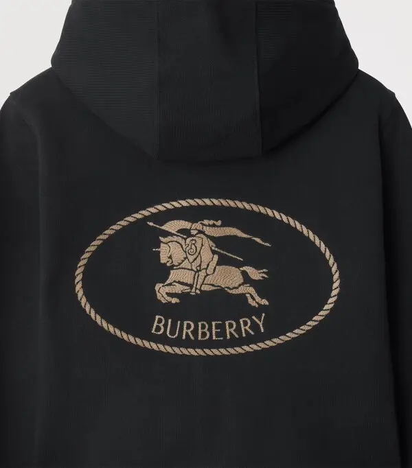 Burberry Cotton Knight Stamp Hoodie