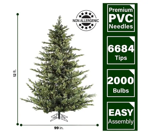 FRASER HILL FARM 12-ft. Woodside Pine Tree