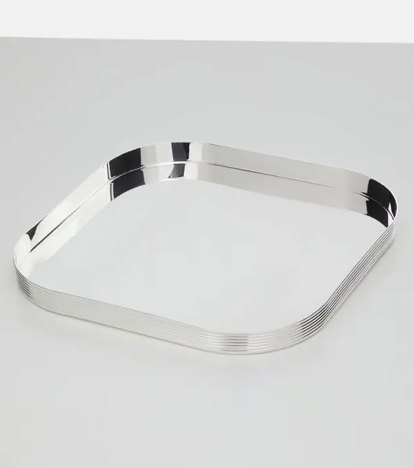 Christofle K + T -plated Tray