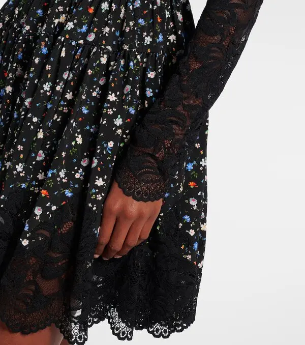 Rabanne Floral Lace Minidress