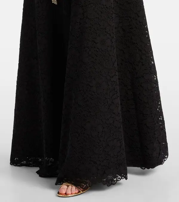 Costarellos Hallis Embellished Lace Gown